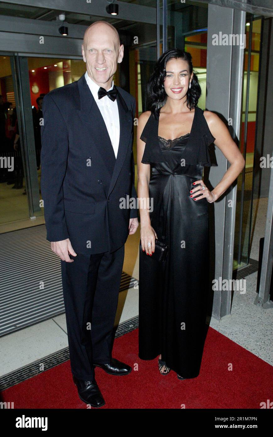 Megan Gale and Peter Garrett, MP. The official opening of the ...