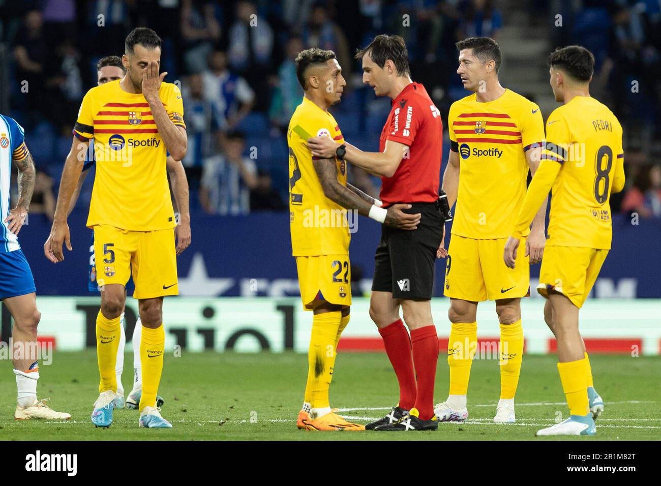 Barcelona, Spain. 14th May, 2023. Spanish La Liga soccer match Espanyol ...