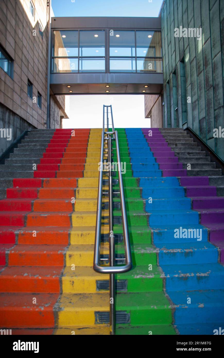 Gay pride stairs hi-res stock photography and images - Alamy