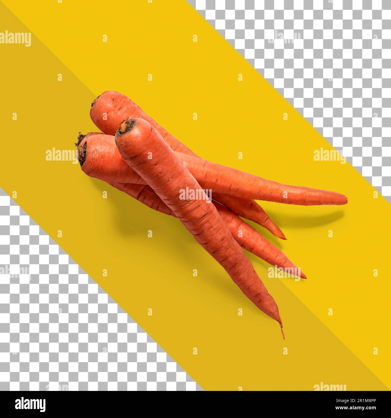 Pile of fresh ripe carrots isolated Stock Photo - Alamy