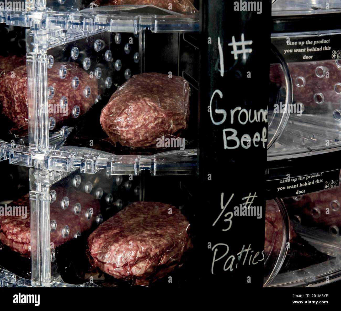 York, Nebraska, USA. 14th May, 2023. The vestibule of the McLean Beef ...