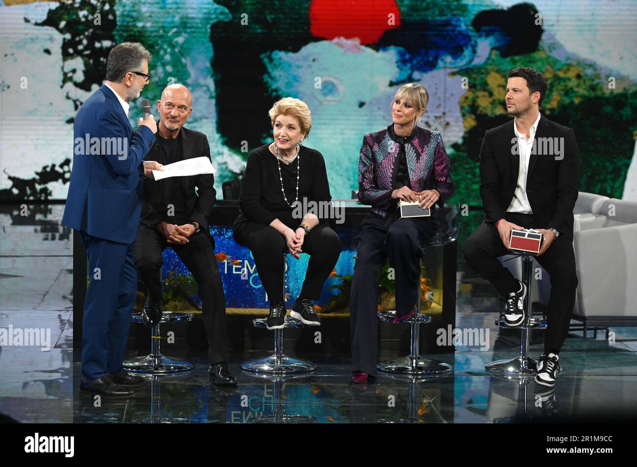 Milan, Italy. 14th May, 2023. Milan, TV broadcast Che Tempo che Fa Rai3 ...