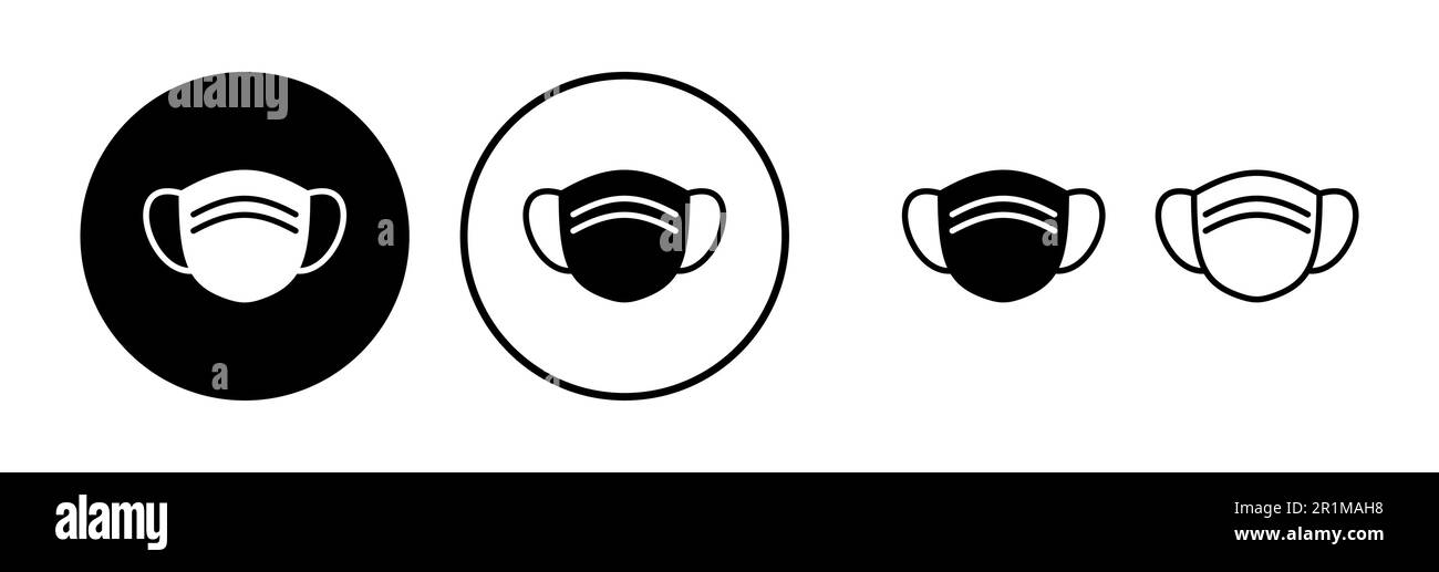 Face mask icon vector. medical Face Mask icon Stock Vector Image & Art ...