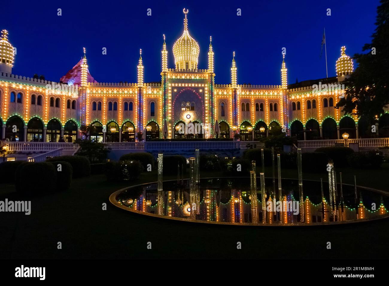 The 5-Star Nimb Hotel in Tivoli Gardens, Copenhagen Stock Photo - Alamy