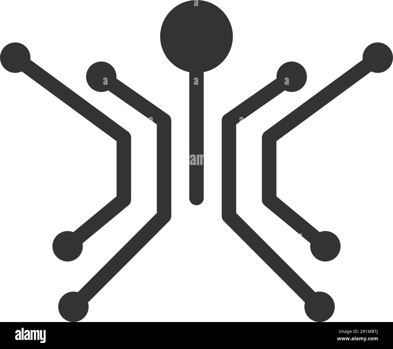 technology logo template. Icon Illustration Brand Identity. Isolated ...