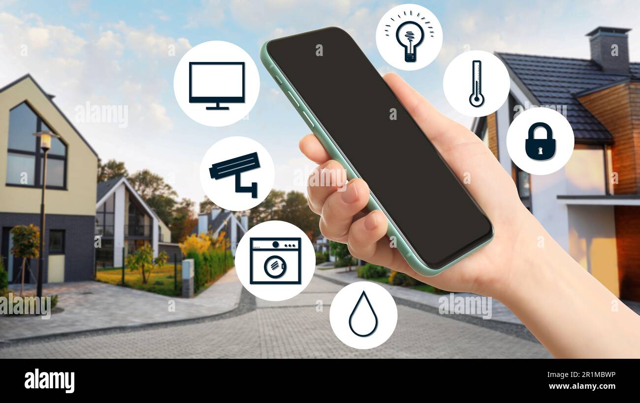 Smart phone house exterior hi-res stock photography and images - Alamy
