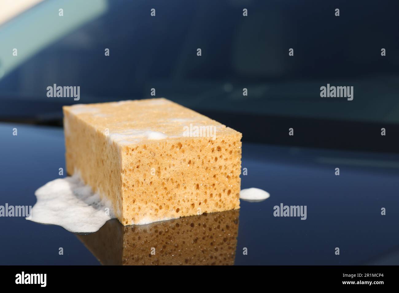 Car hood cleaning hi-res stock photography and images - Alamy