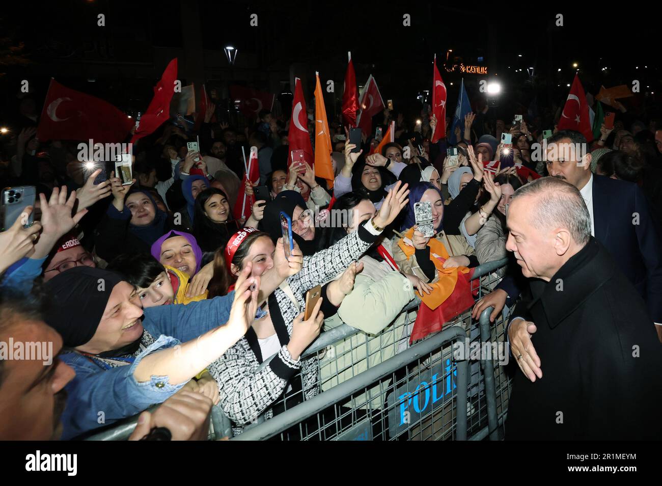 Istanbul, Turkey. 14th May, 2023. Turkish President Recep Tayyip ...