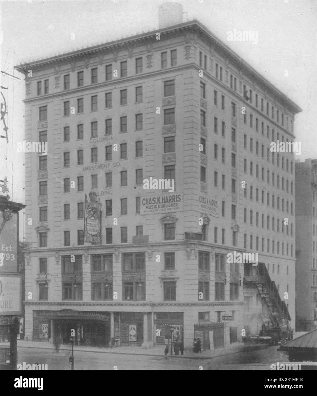 Columbia Amusement Company Building and Columbia Theatre Stock Photo ...