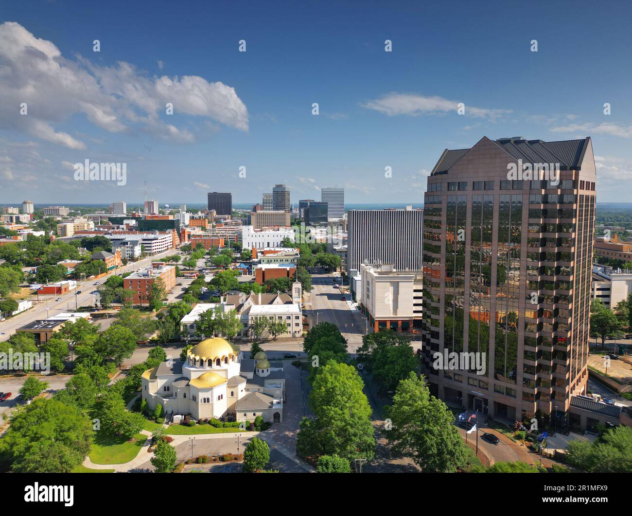 Columbia, South Carolina, USA downtown cityscape in the afternoon Stock ...