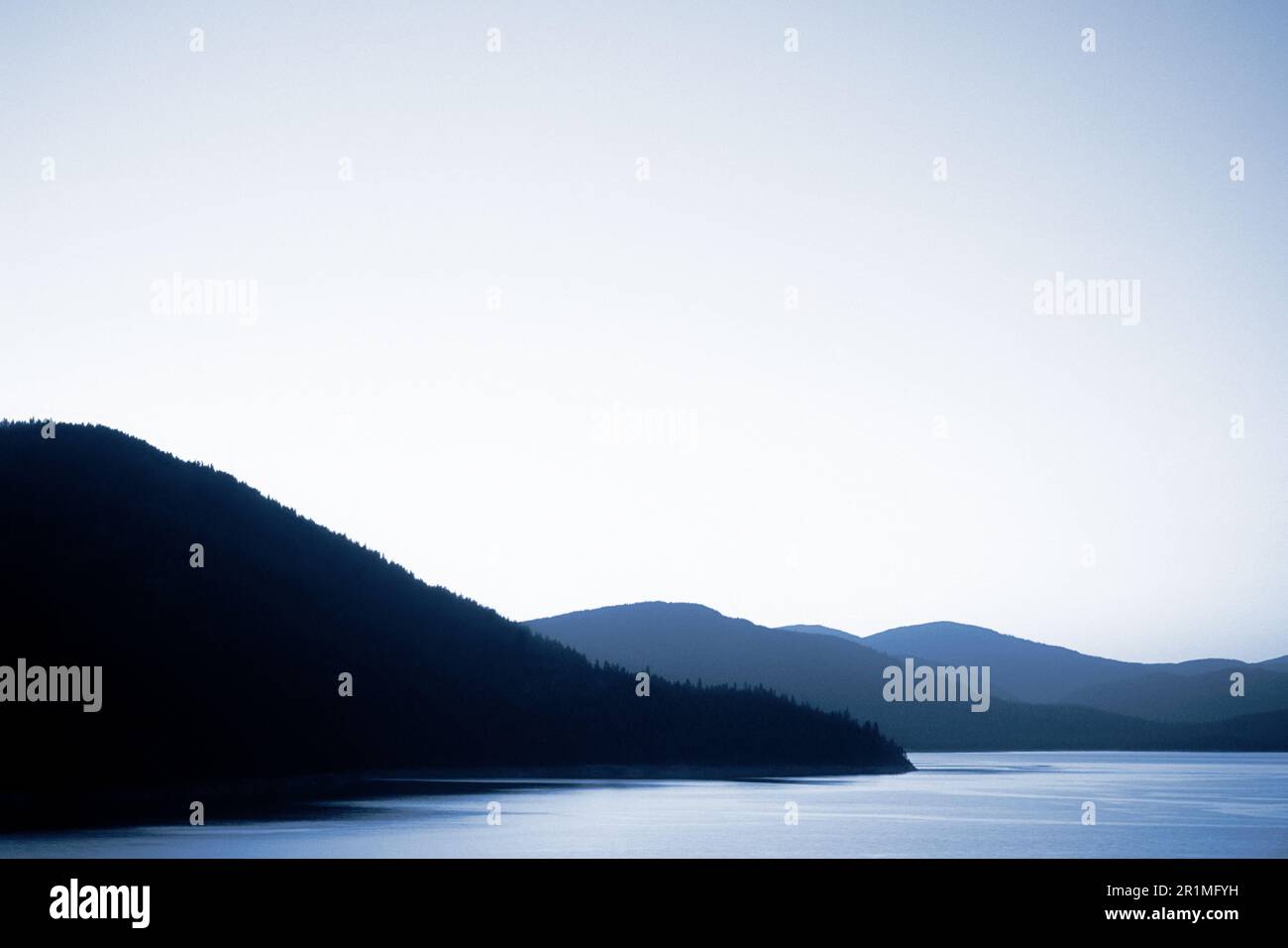 Lake Koocanusa and the Purcell Mountains in Montana, USA Stock Photo ...