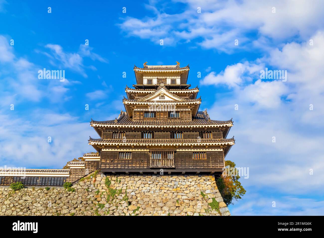 Nakatsu, Japan - Nov 26 2022: Nakatsu Castle known as one of the three ...