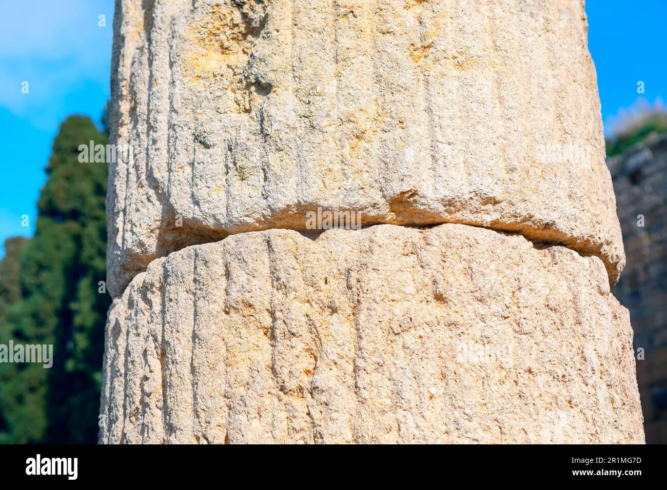 Roman Stone Column . Ancient Roma Architecture Stock Photo - Alamy