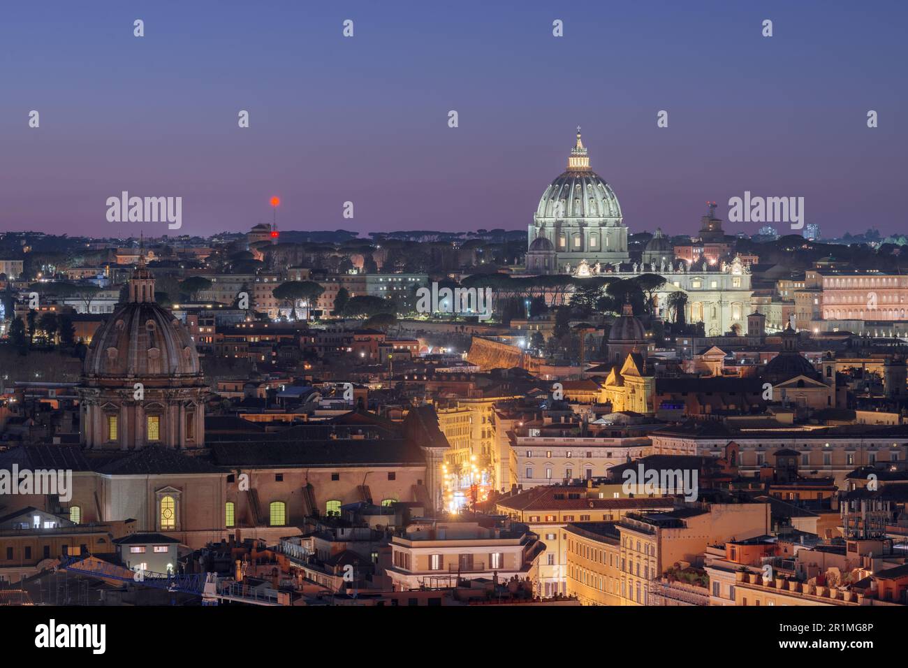 Rome cityscape aerial hi-res stock photography and images - Alamy