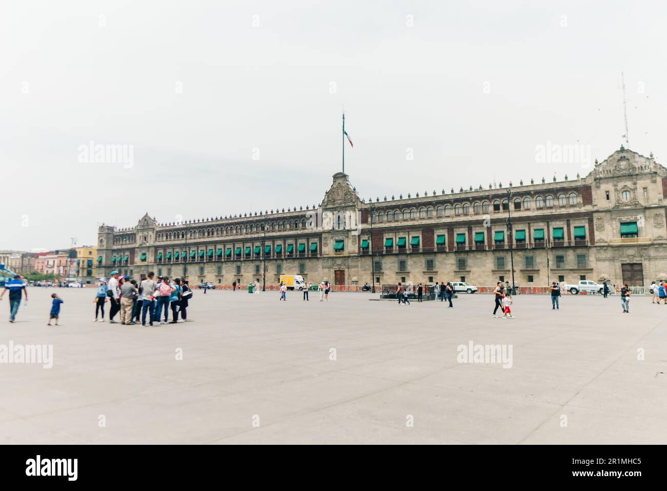 Zocalo Constitution Square and National Palace Spanish: Palacio ...