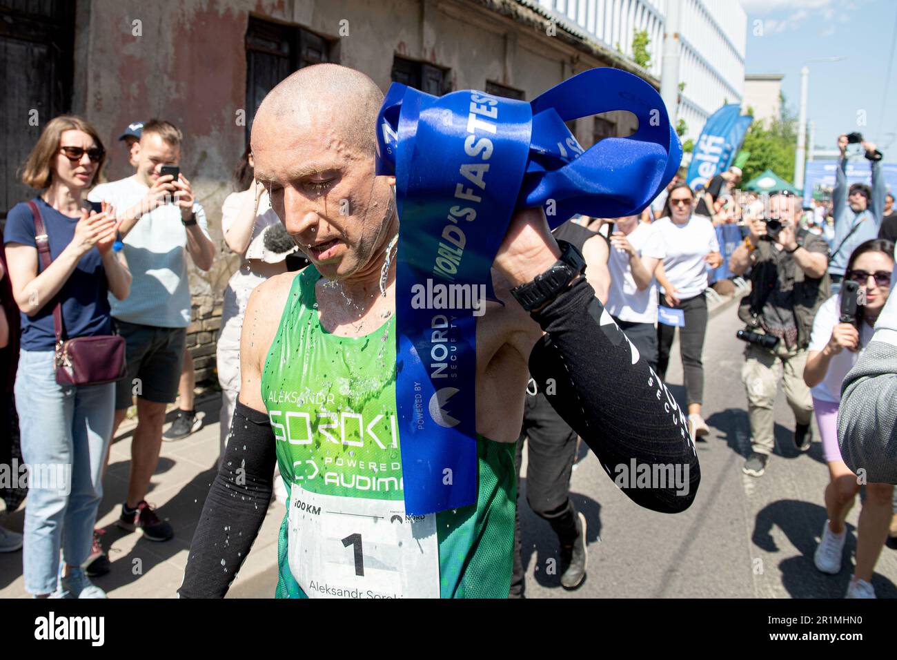 Vilnius, Lithuania. 14th May, 2023. Aleksandr Sorokin of Lithuania ...
