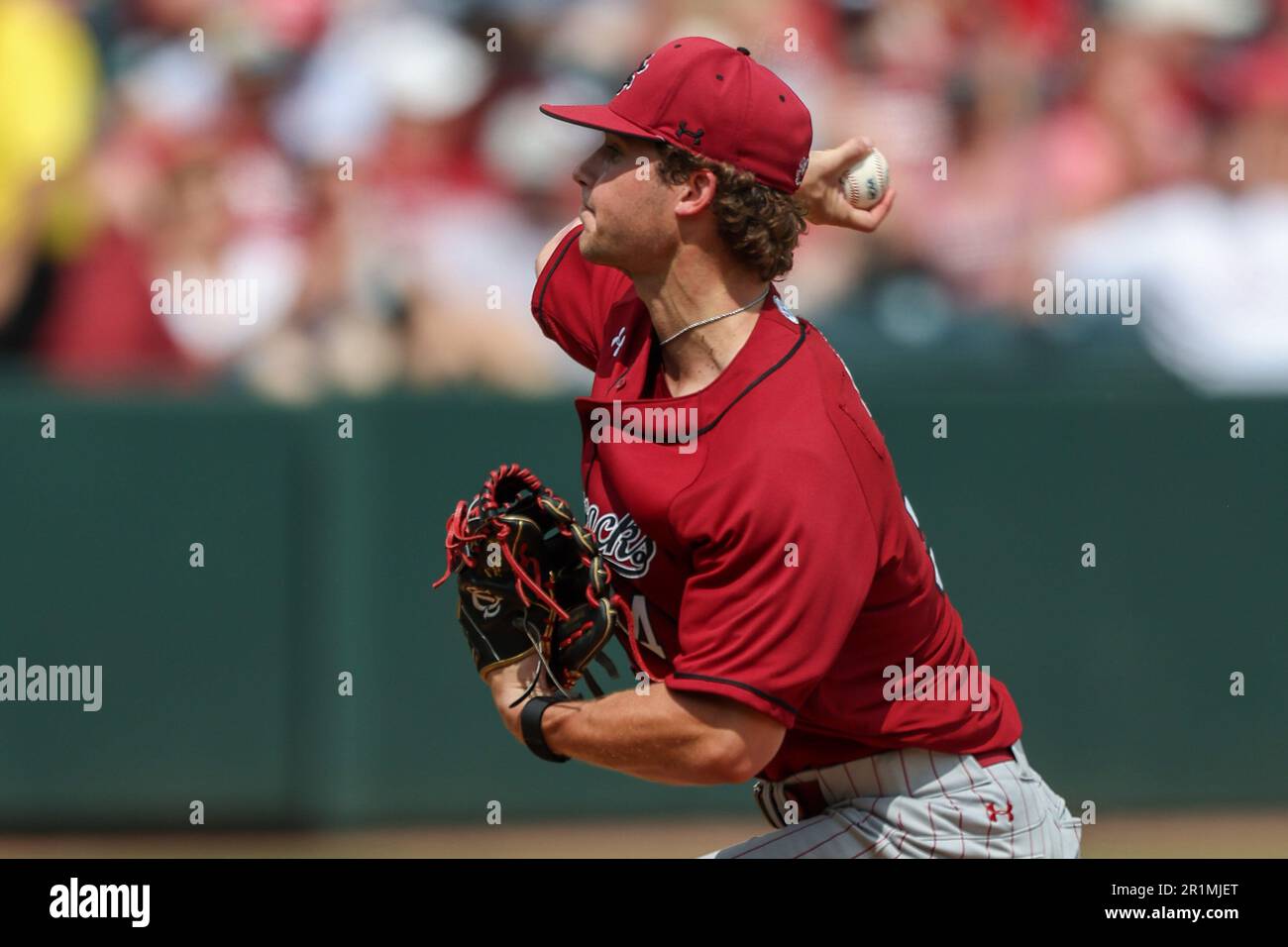 May 14, 2023: GamecockÕs pitcher James Hicks #34 works from the mound ...