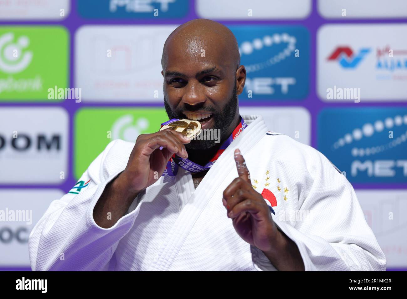 Ali Bin Hamad Al Attiyah Arena, Doha, Qatar. 13th May, 2023. Teddy Riner (FRA), MAY 13, 2023 ...