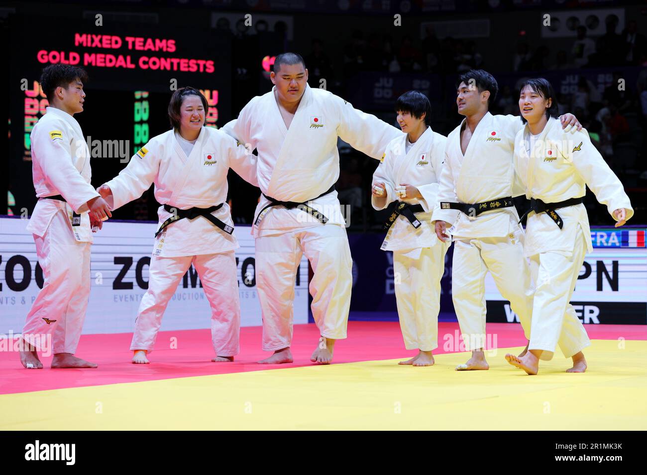 Ali Bin Hamad Al Attiyah Arena, Doha, Qatar. 14th May, 2023. Japan team group (JPN), MAY 14 ...