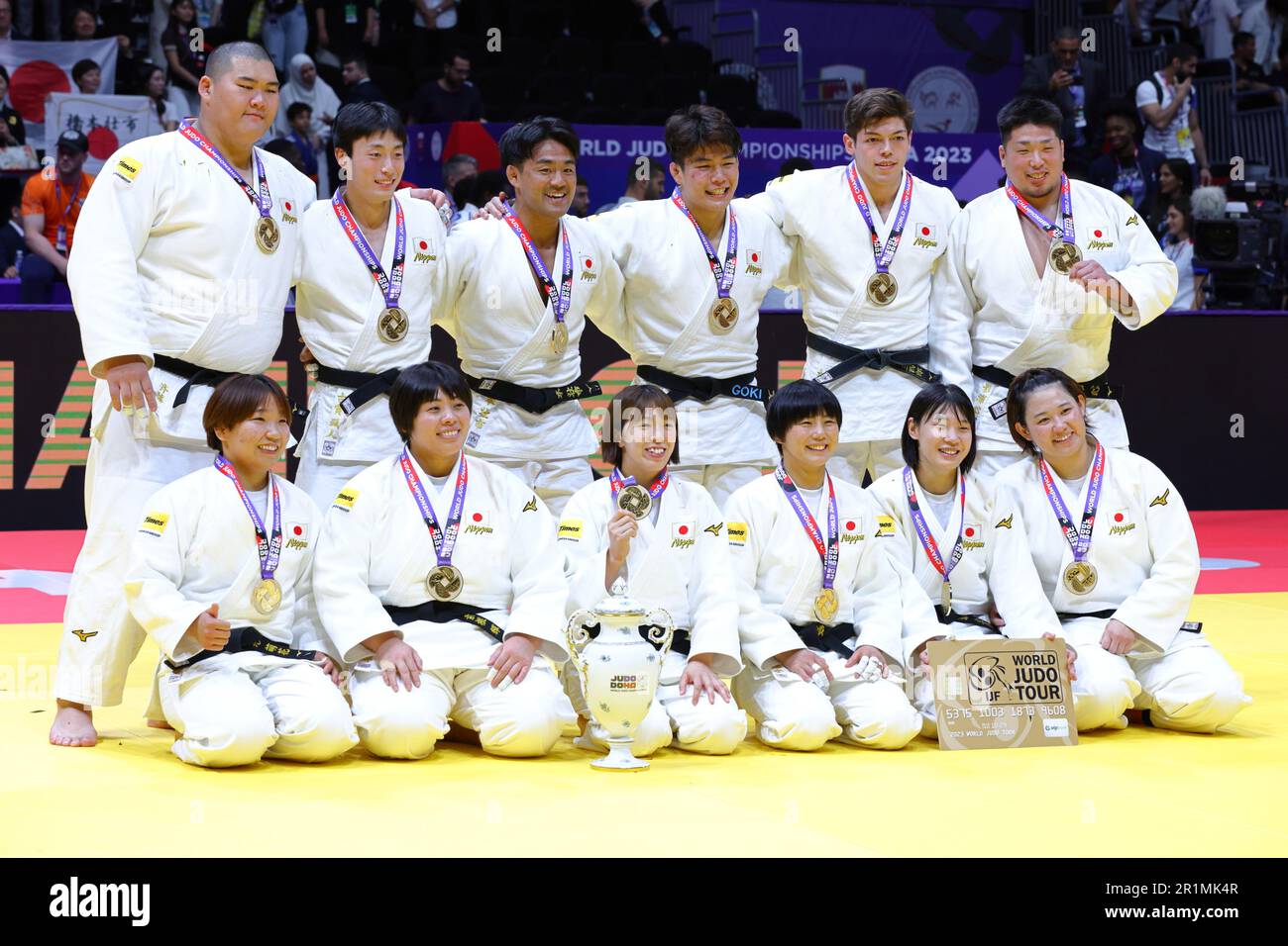 Ali Bin Hamad Al Attiyah Arena, Doha, Qatar. 14th May, 2023. Japan team ...