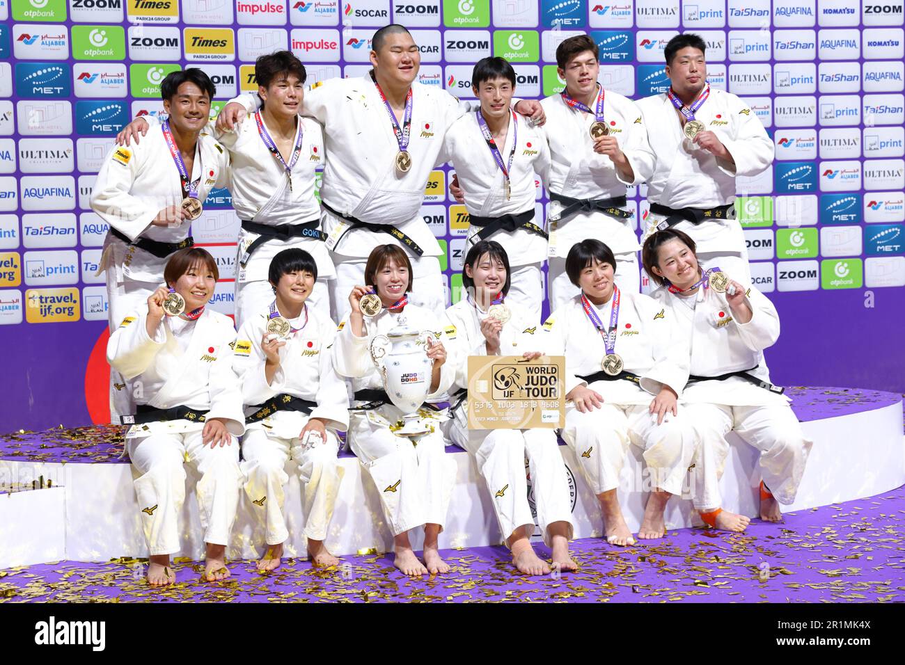 Ali Bin Hamad Al Attiyah Arena, Doha, Qatar. 14th May, 2023. Japan team group (JPN), MAY 14 ...