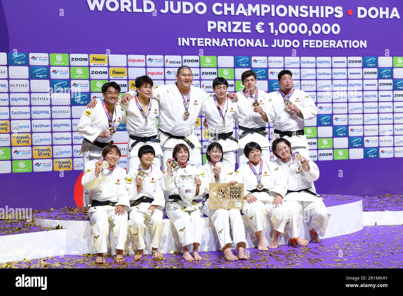 Ali Bin Hamad Al Attiyah Arena, Doha, Qatar. 14th May, 2023. Japan team group (JPN), MAY 14 ...