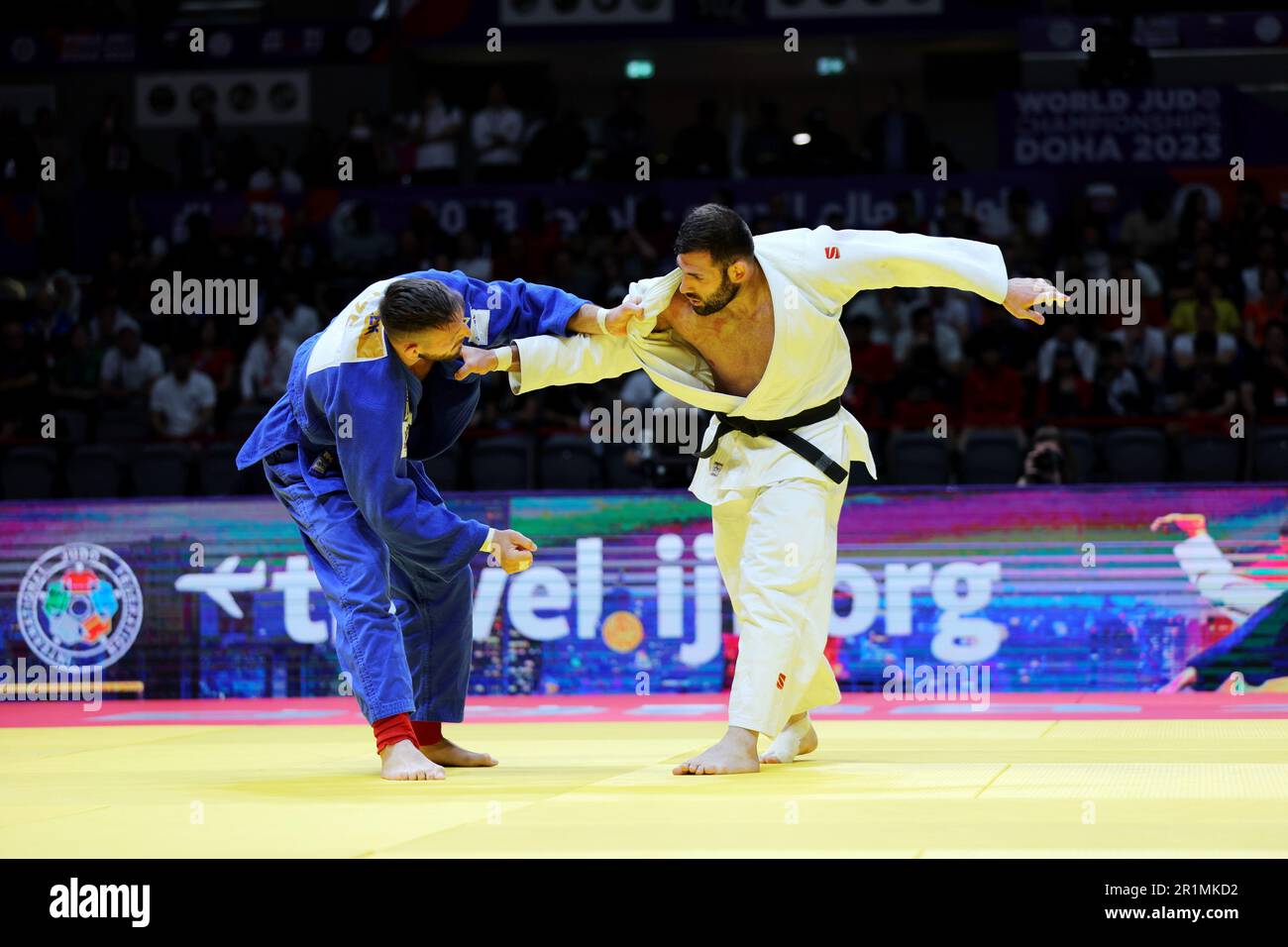 Ali Bin Hamad Al Attiyah Arena, Doha, Qatar. 12th May, 2023. (L-R ...