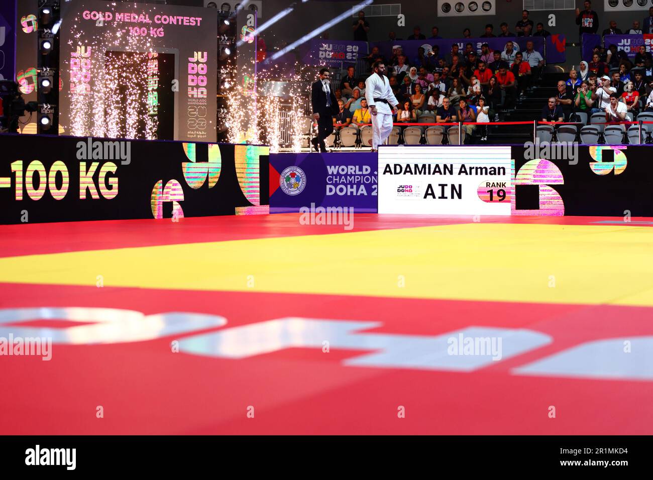 Ali Bin Hamad Al Attiyah Arena, Doha, Qatar. 12th May, 2023. Arman Adamian (AIN), MAY 12, 2023 ...