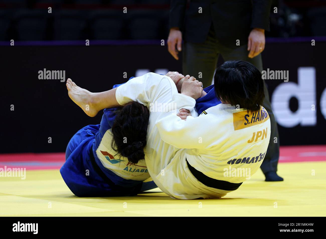 Ali Bin Hamad Al Attiyah Arena, Doha, Qatar. 12th May, 2023. (L-R) Alina Boehm (GER), Shori ...