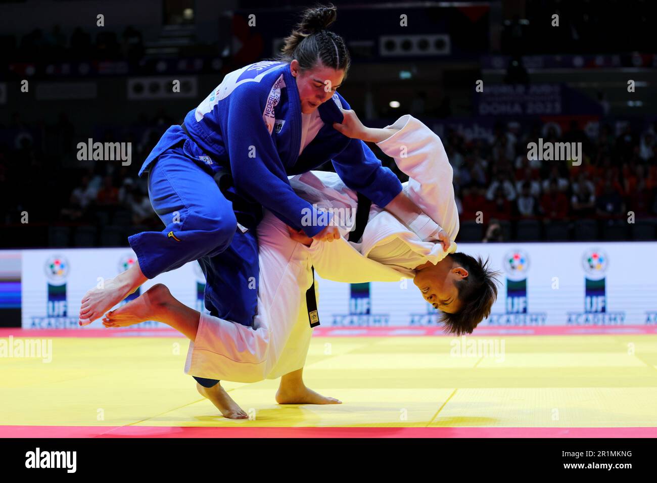 Ali Bin Hamad Al Attiyah Arena, Doha, Qatar. 12th May, 2023. (L-R) Guusje Steenhuis (NED ...