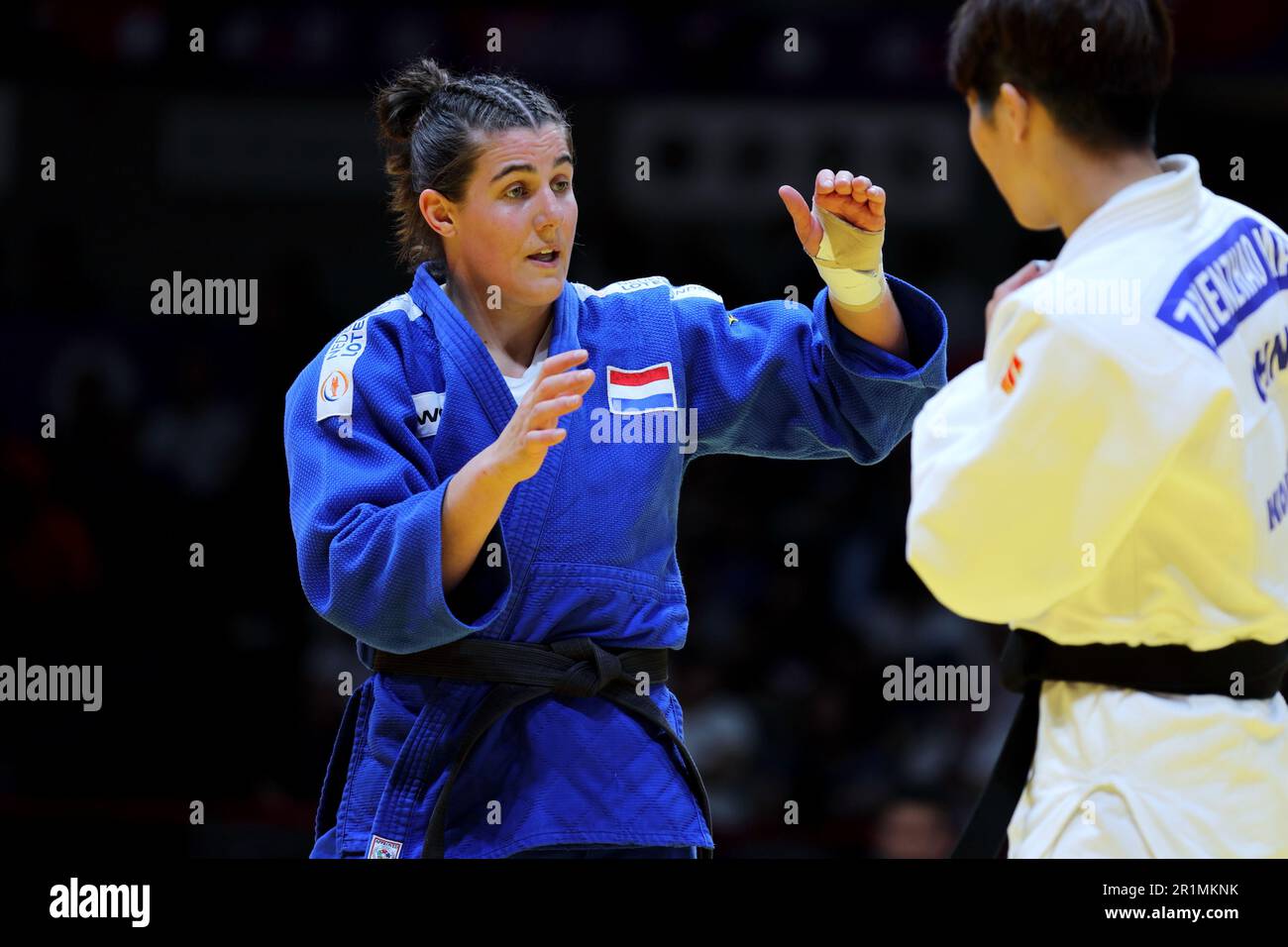 Ali Bin Hamad Al Attiyah Arena, Doha, Qatar. 12th May, 2023. (L-R) Guusje Steenhuis (NED ...