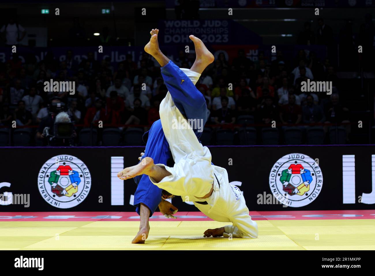 Ali Bin Hamad Al Attiyah Arena, Doha, Qatar. 12th May, 2023. (L-R ...