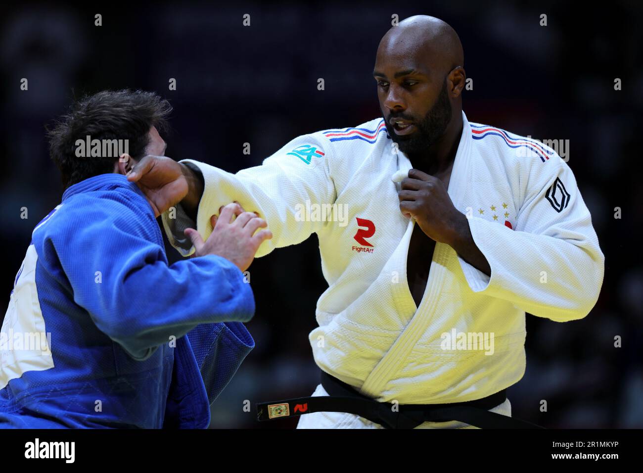 Ali Bin Hamad Al Attiyah Arena, Doha, Qatar. 13th May, 2023. (L-R) Inal Tasoev (AIN), Teddy ...