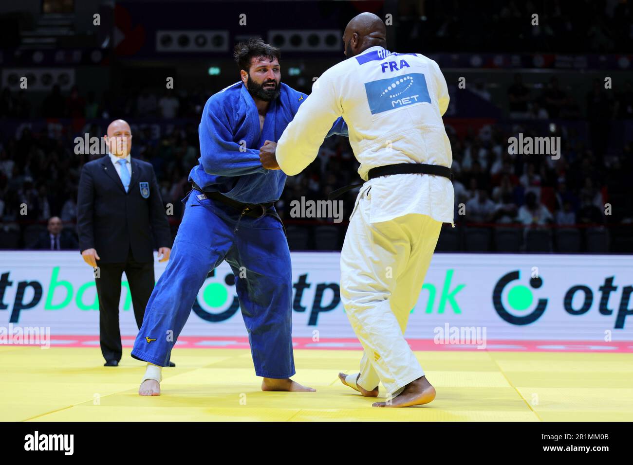 Ali Bin Hamad Al Attiyah Arena, Doha, Qatar. 13th May, 2023. (L-R) Inal Tasoev (AIN), Teddy ...