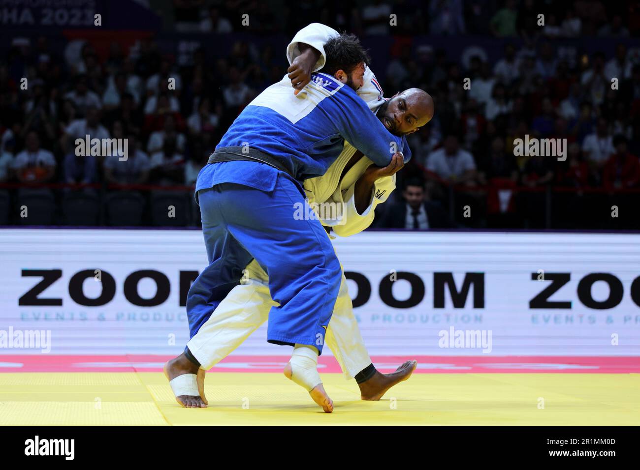 Ali Bin Hamad Al Attiyah Arena, Doha, Qatar. 13th May, 2023. (L-R) Inal Tasoev (AIN), Teddy ...