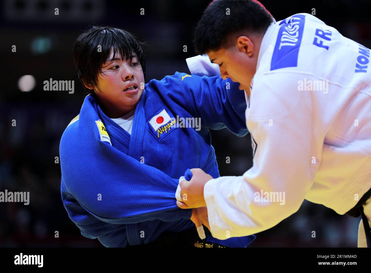 Ali Bin Hamad Al Attiyah Arena, Doha, Qatar. 13th May, 2023. (L-R) Akira Sone (JPN), Julia ...