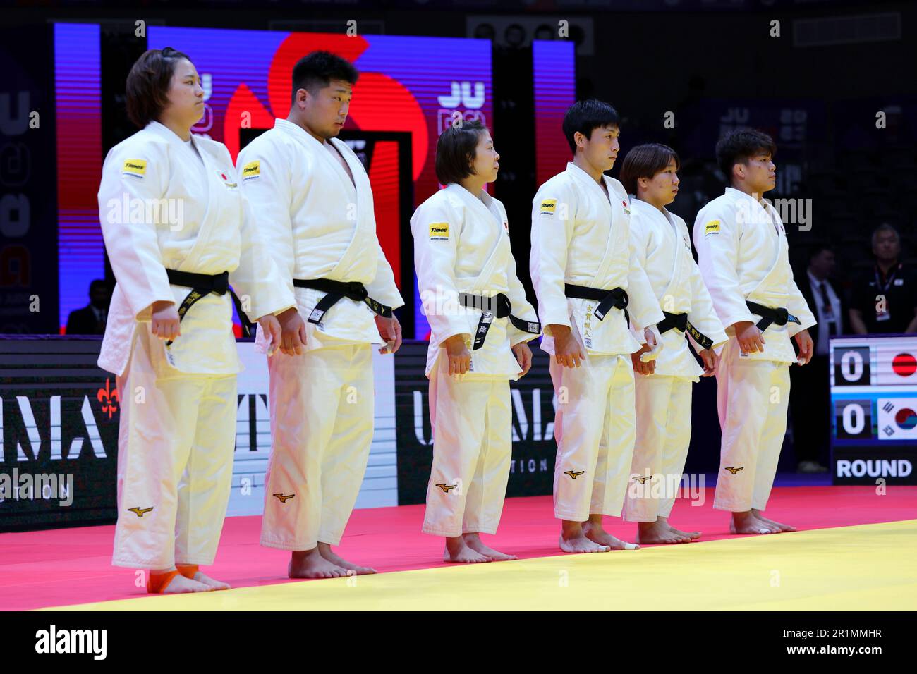 Ali Bin Hamad Al Attiyah Arena, Doha, Qatar. 14th May, 2023. Japan team group (JPN), MAY 14 ...