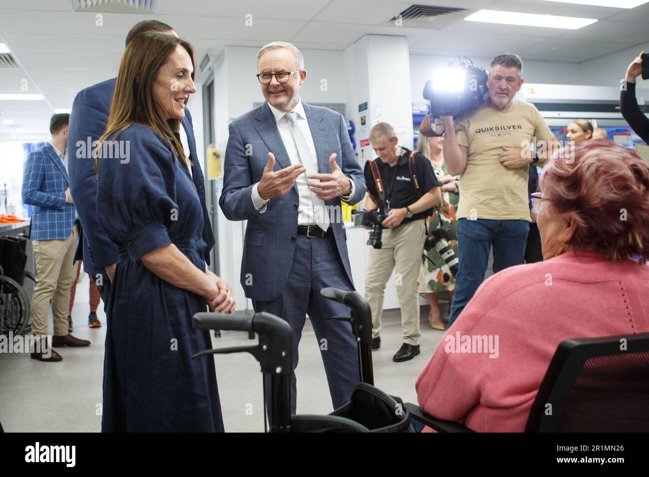 Australian Prime Minister Anthony Albanese during a visit to the ...