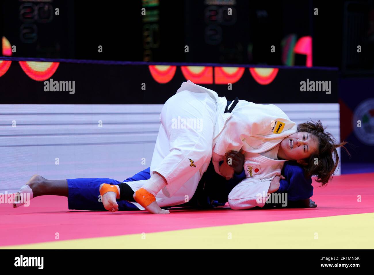 Ali Bin Hamad Al Attiyah Arena, Doha, Qatar. 14th May, 2023. (Top-Bottom) Maya Segawa (JPN ...