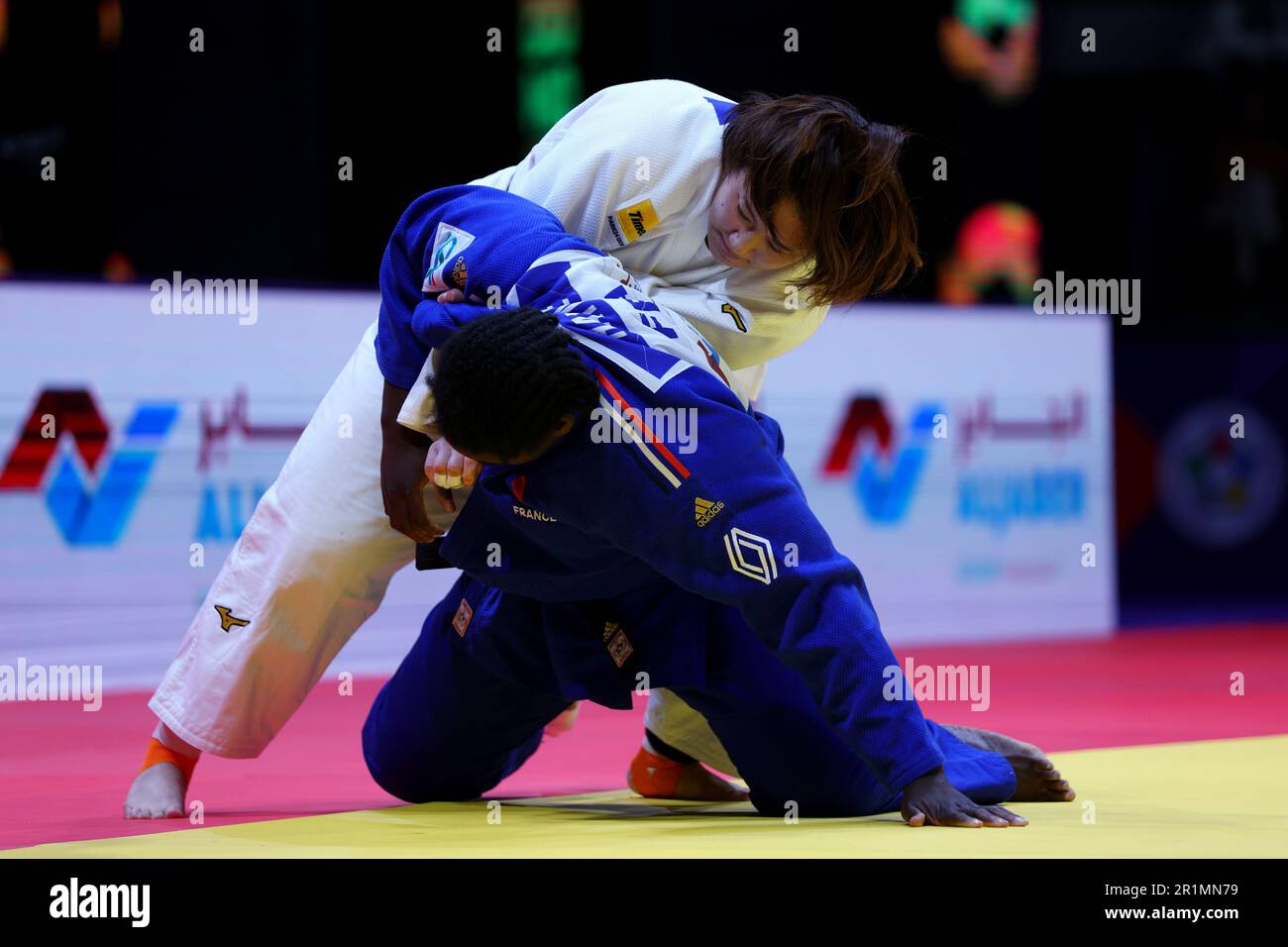 Ali Bin Hamad Al Attiyah Arena, Doha, Qatar. 14th May, 2023. (Top-Bottom) Maya Segawa (JPN ...