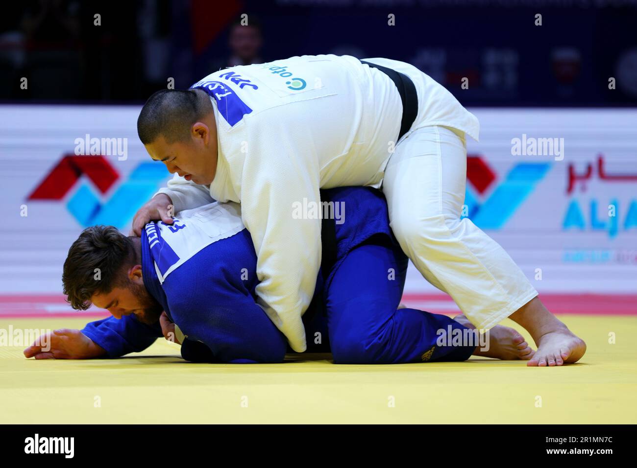 Ali Bin Hamad Al Attiyah Arena, Doha, Qatar. 14th May, 2023. (Top-Bottom) Tatsuru Saito (JPN ...