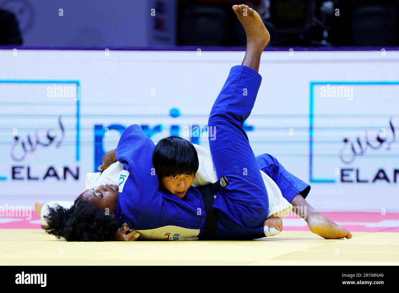 Ali Bin Hamad Al Attiyah Arena, Doha, Qatar. 14th May, 2023. (Top-Bottom) Haruka Funakubo (JPN ...