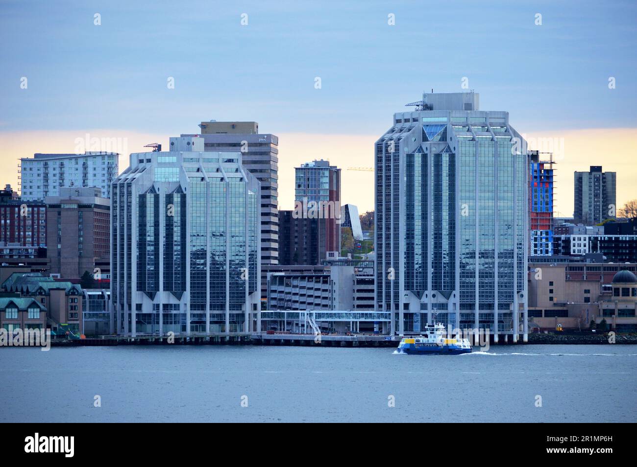 Partial view of the downtown skyline of Halifax, Nova Scotia, Canada ...
