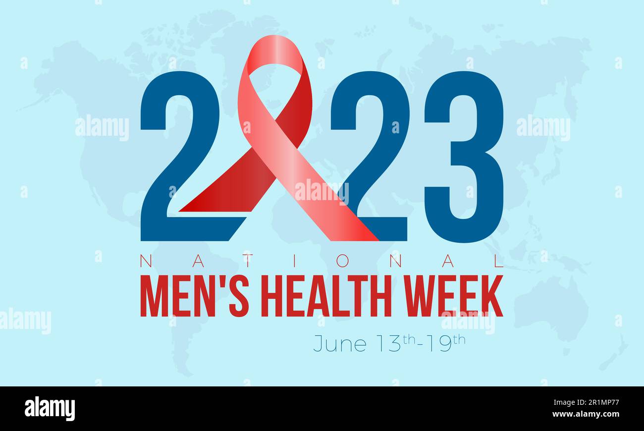 2023 Concept National Men's Health Week health awareness vector ...