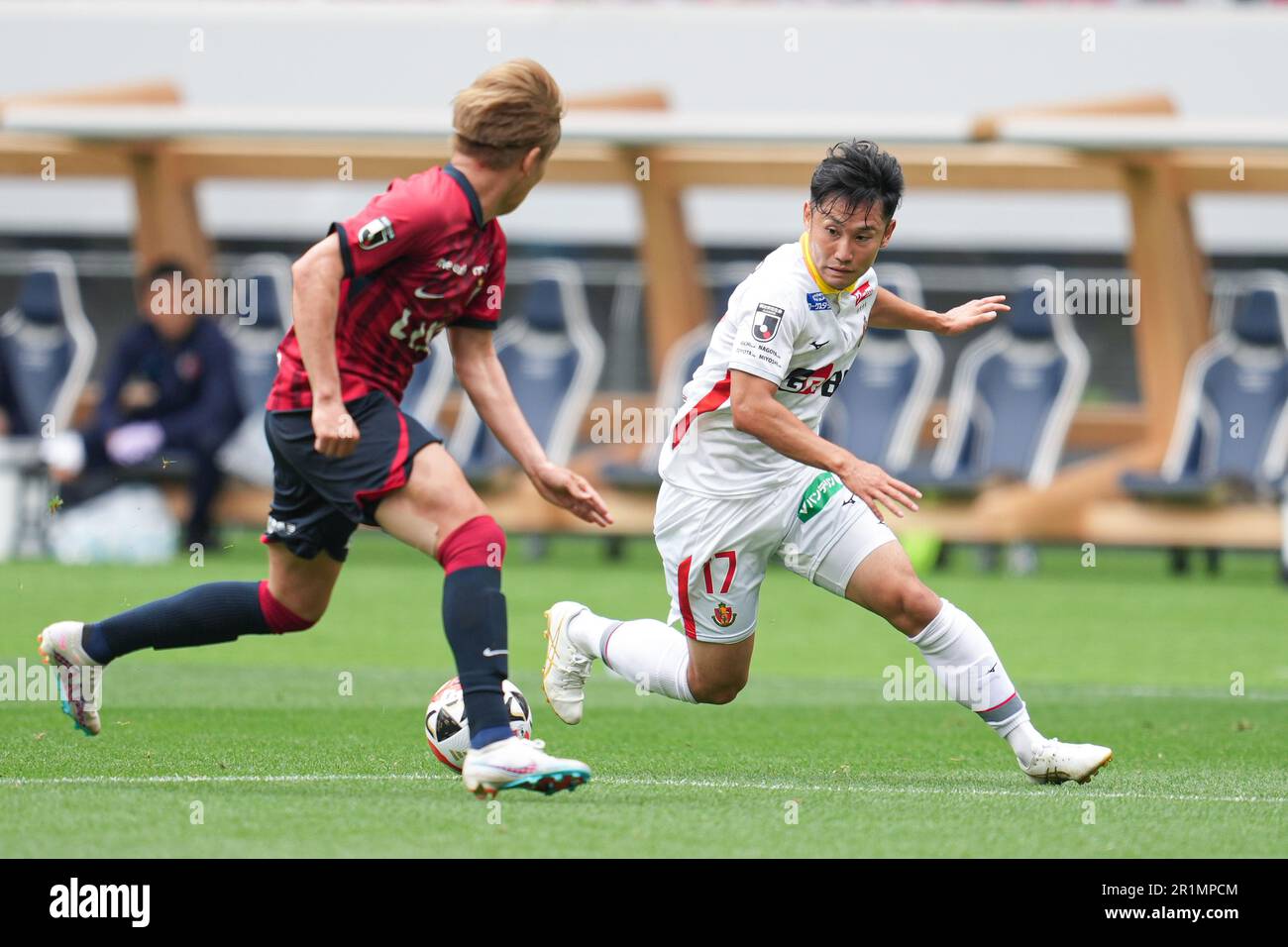 Japan National Stadium, Tokyo, Japan. 14th May, 2023. Ryoya Morishita (Grampus), MAY 14, 2023 ...