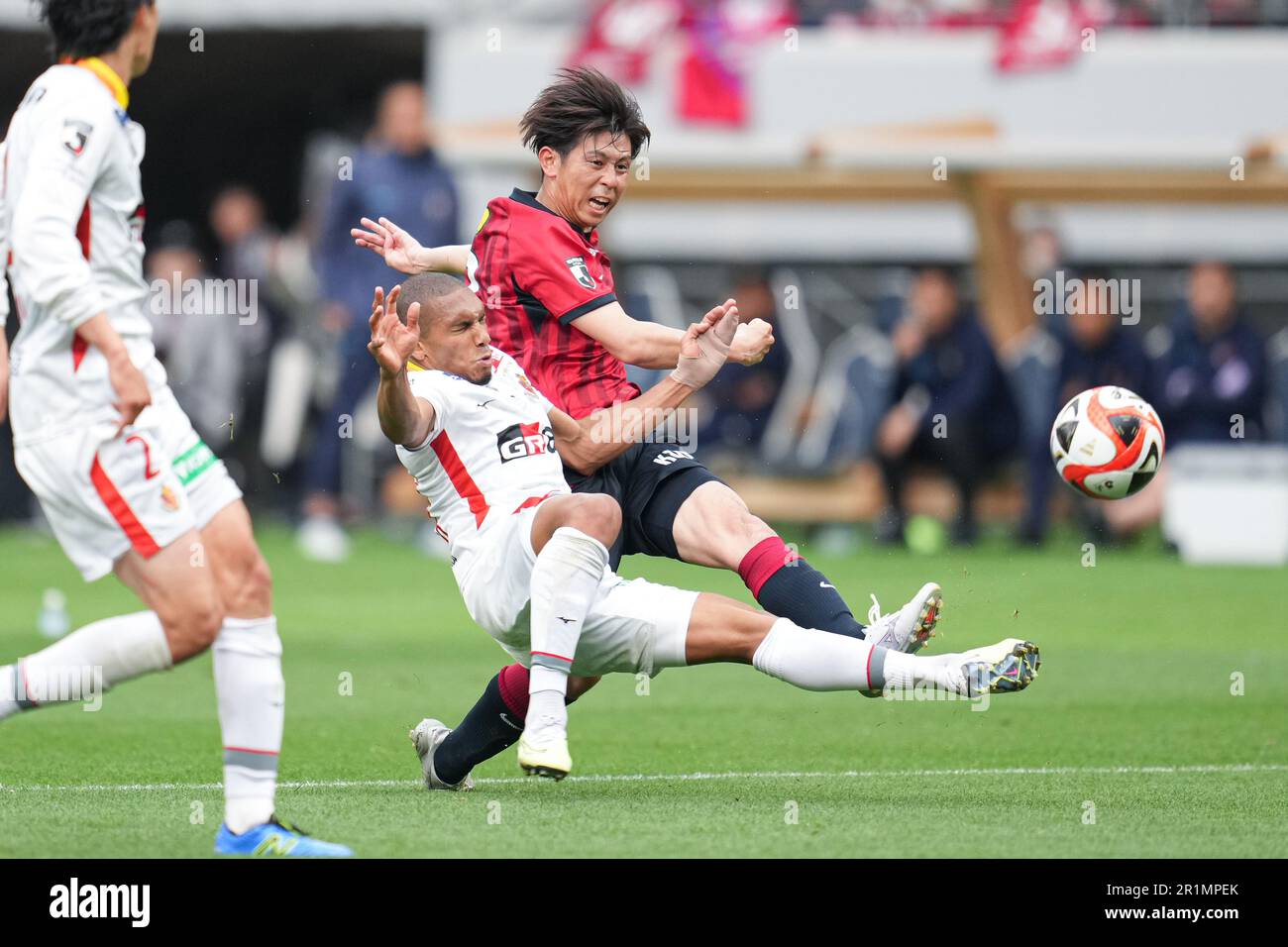 Japan National Stadium, Tokyo, Japan. 14th May, 2023. (L-R) Mateus ...