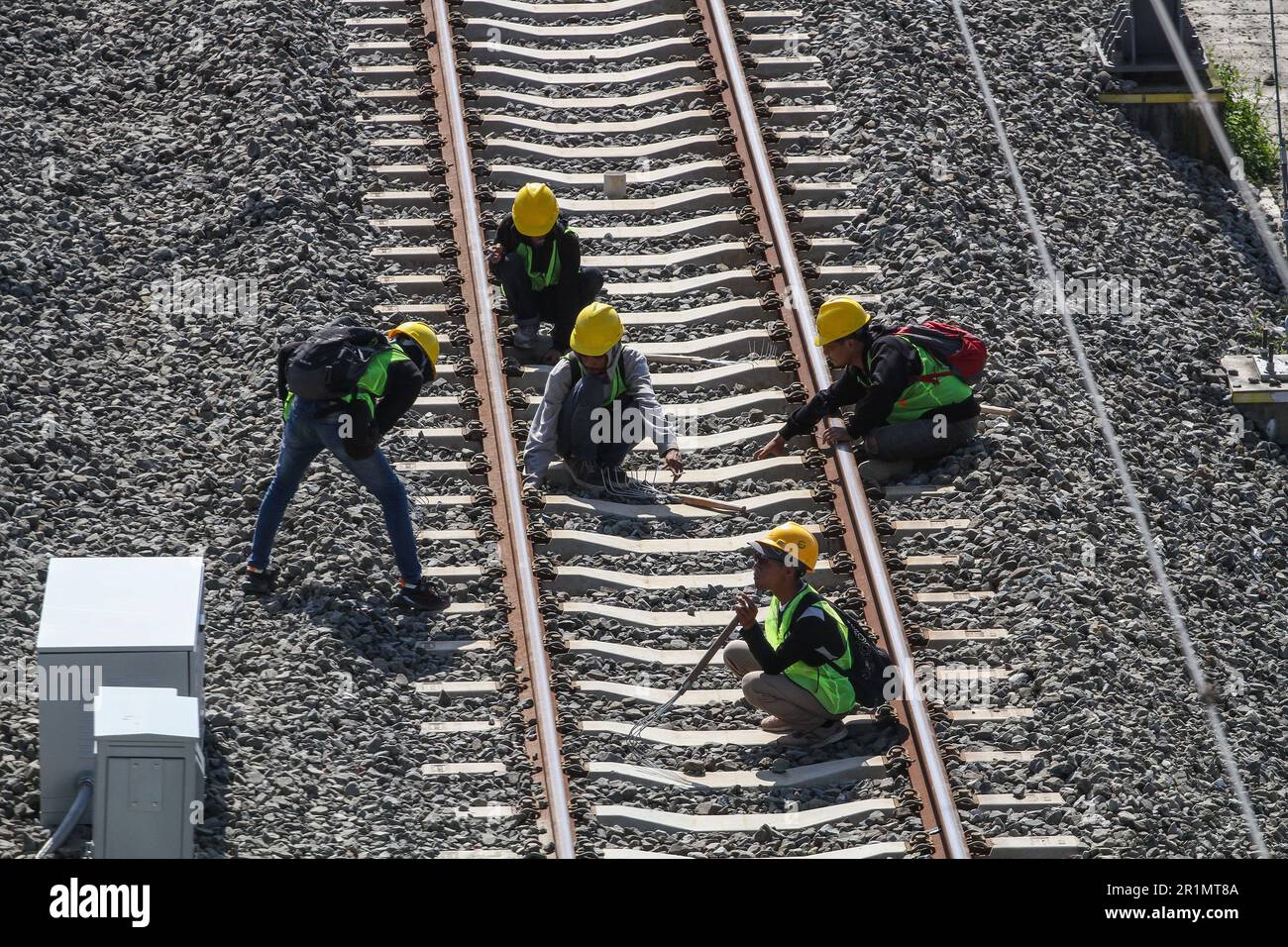 Tegalluar high speed train station hi-res stock photography and images ...