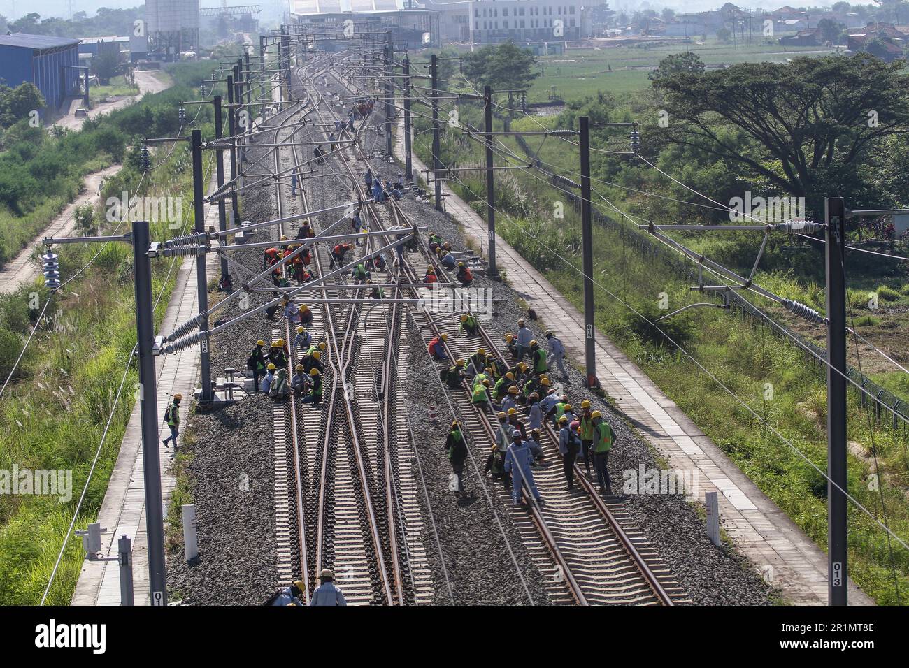 Bandung, West Java, Indonesia. 15th May, 2023. Workers at the ...