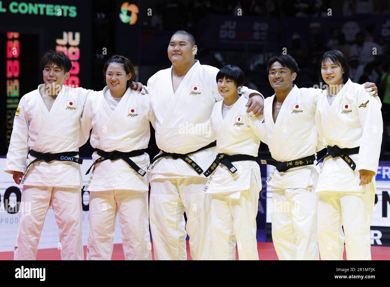 (From L) Goki Tajima, Maya Segawa, Tatsuru Saito, Haruka Funakubo ...