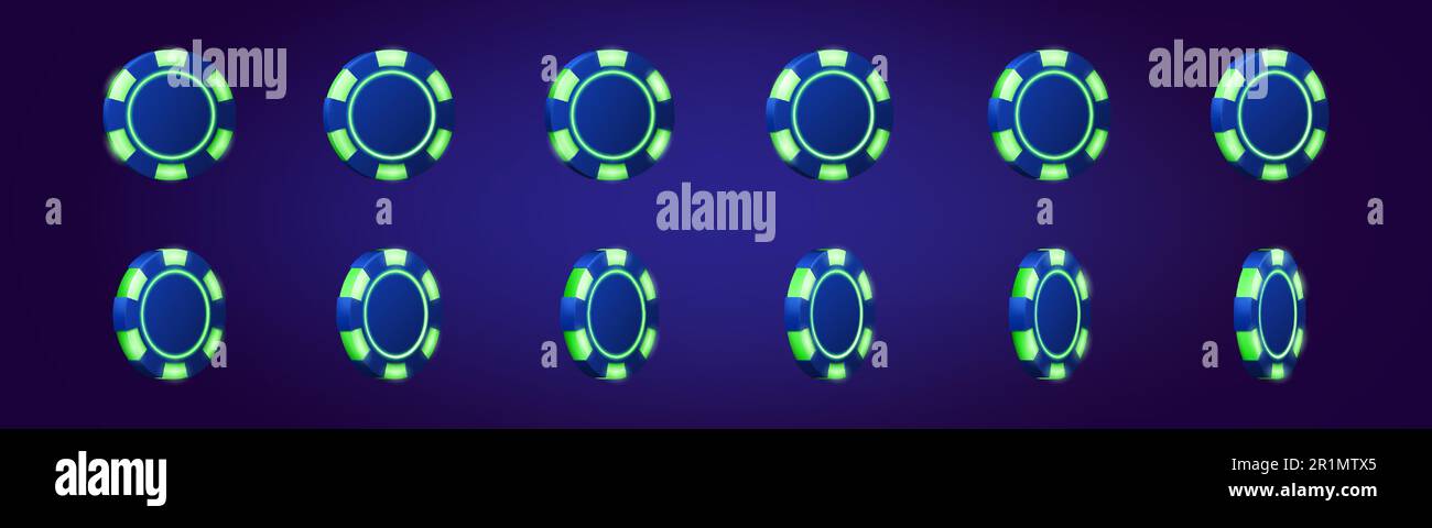 3d play coins Stock Vector Images - Alamy